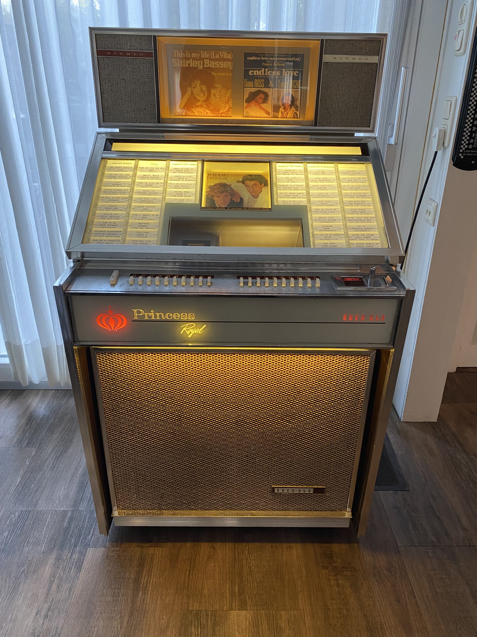 Rock-ola Princes royal 1964 – jukebox-garage