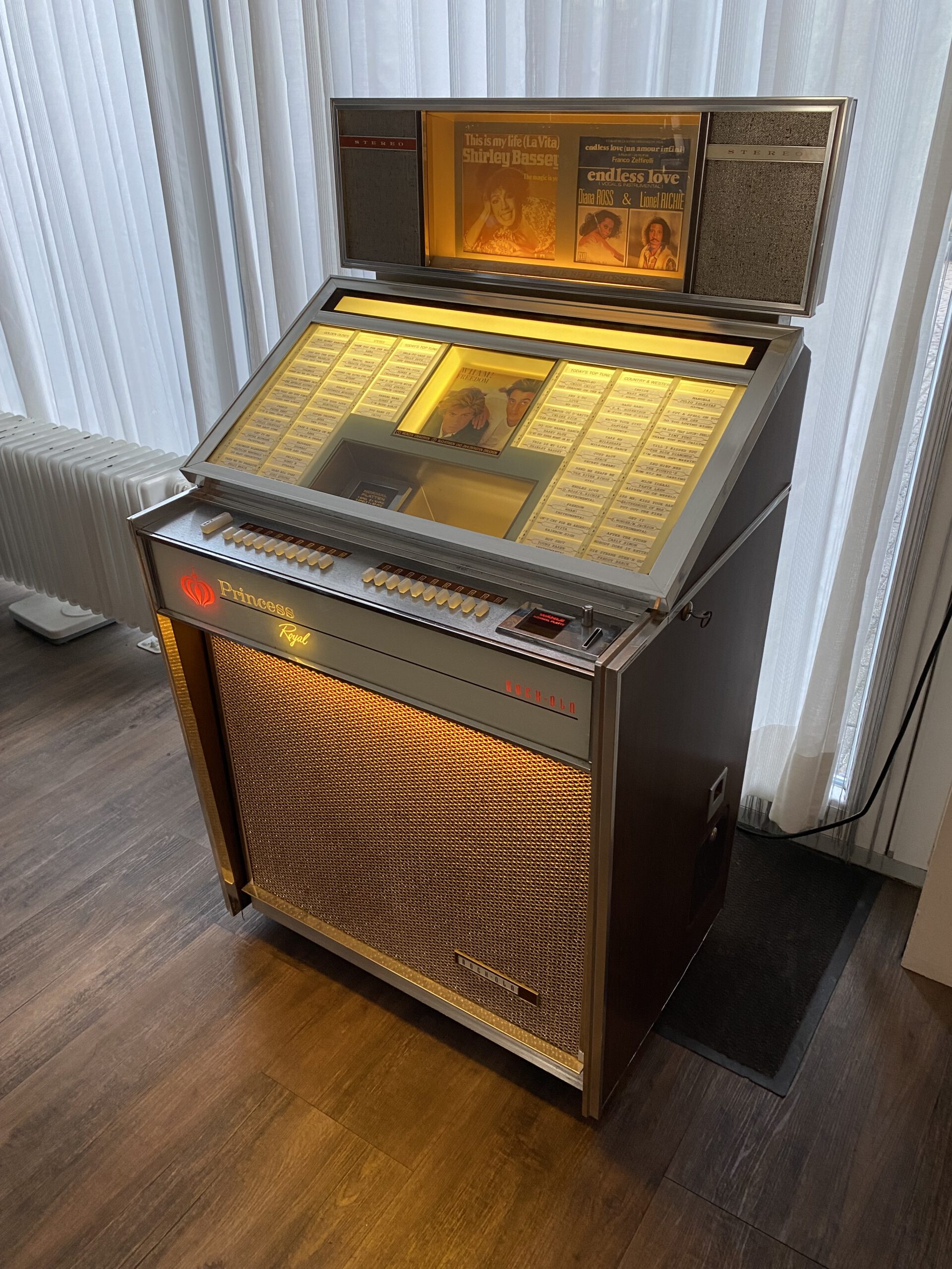 Rock-ola Princes royal 1964 – jukebox-garage